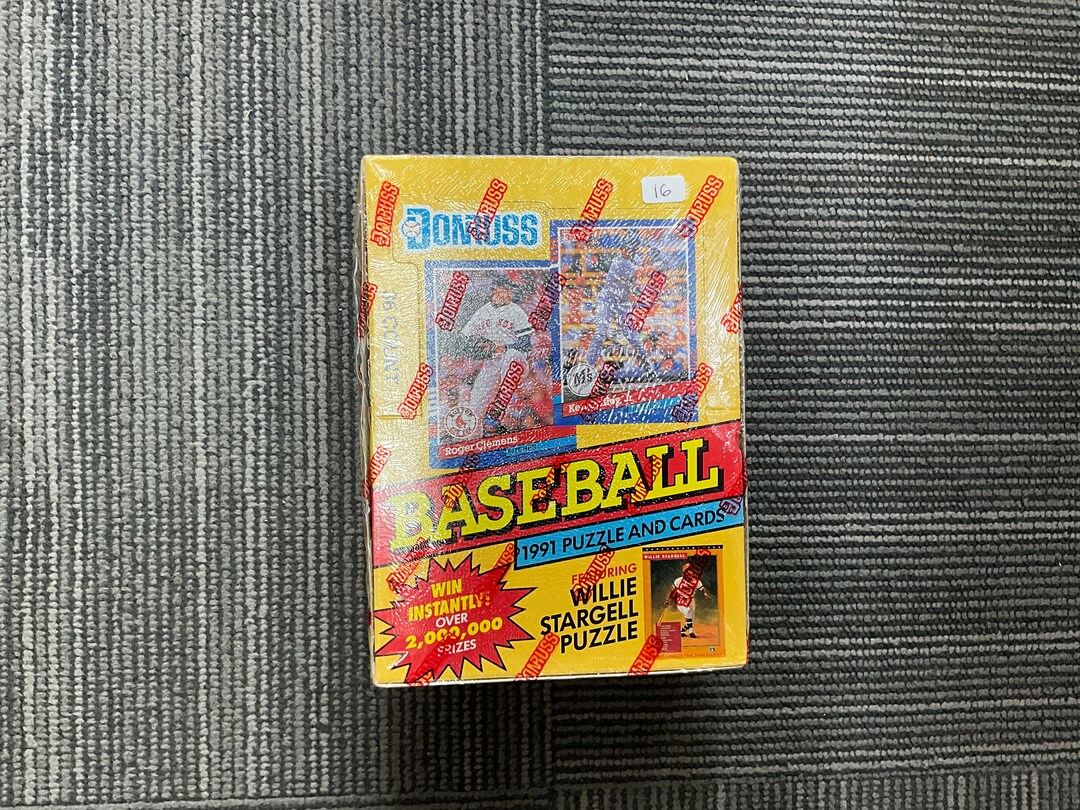 1991 Donruss Series 1 Baseball Box Unopened From Sealed Case 16 - Etsy