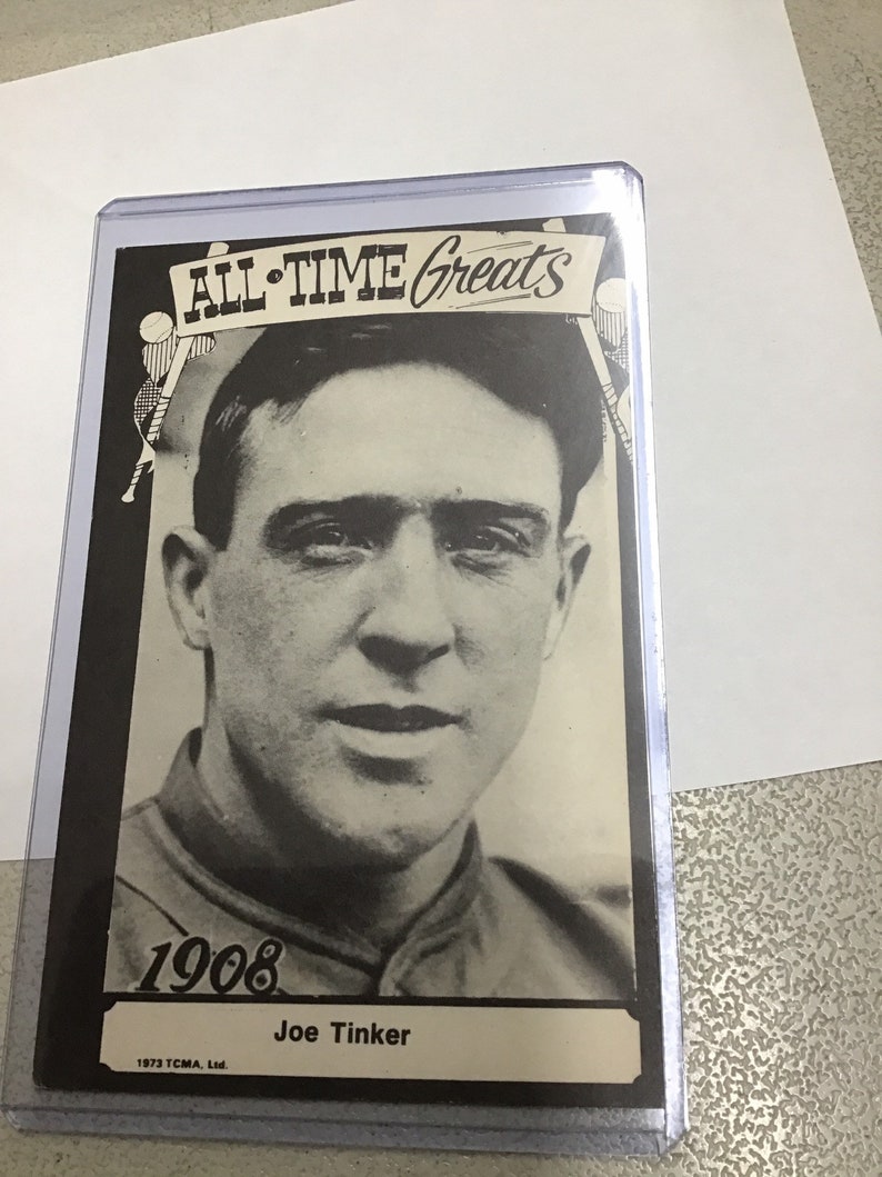 1973 TCMA All time Great Joe Tinker Series Post Card - Etsy
