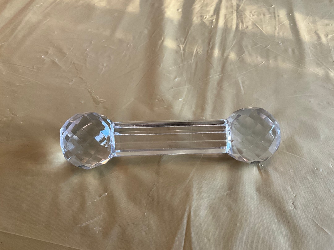 Crystal “dumbbell” Shaped Paperweight - Etsy