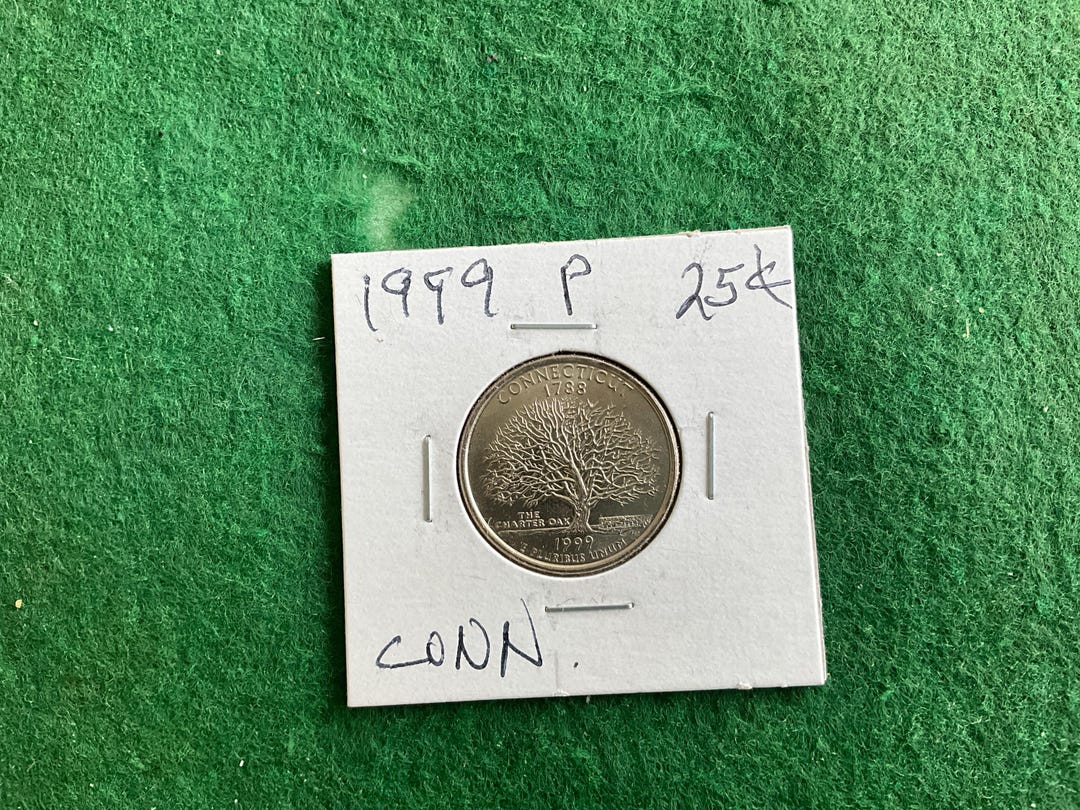 1999-P - State Quarter-connecticut - Coin No 17826 - in a Protective ...