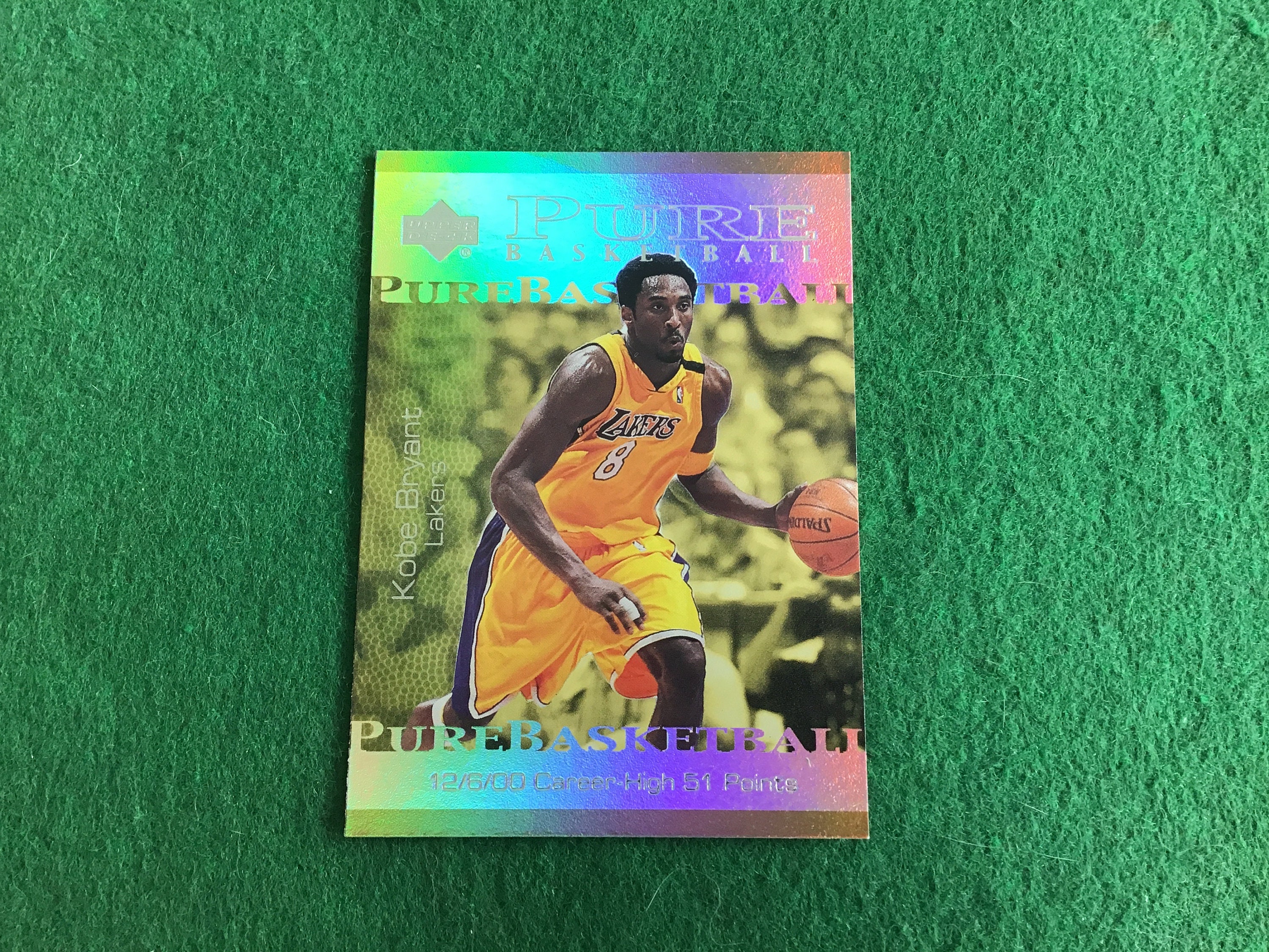 2001 Upper Deck Pure Basketball Kobe Bryant Los Angeles | Etsy