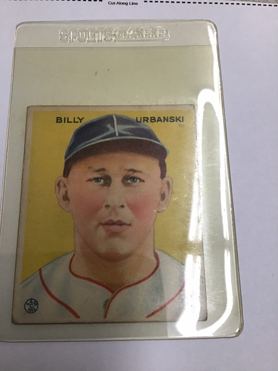 1933 Goudey 212 Billy Urbanski Baseball Card | Etsy