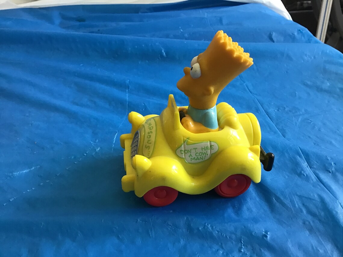 Bart Simpson Drives the Simpsons Family Car 3.75T X 3.5W X - Etsy