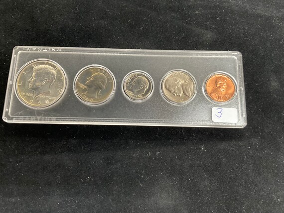 1968 Birth Year Set 3 Include Kennedy Half Washington - Etsy