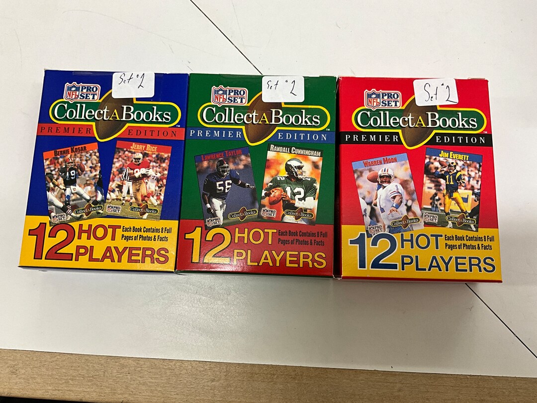1990 NFL Pro Set Series 1,2, and 3, Factory Sealed Box, Premier Edition ...