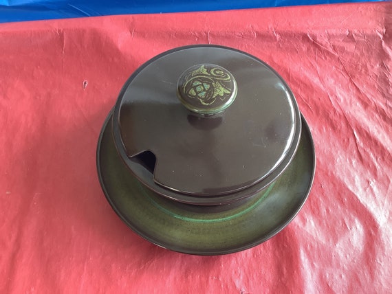 Franciscan Madeira Pattern Tan Flowers on Brown W/green Band | Etsy