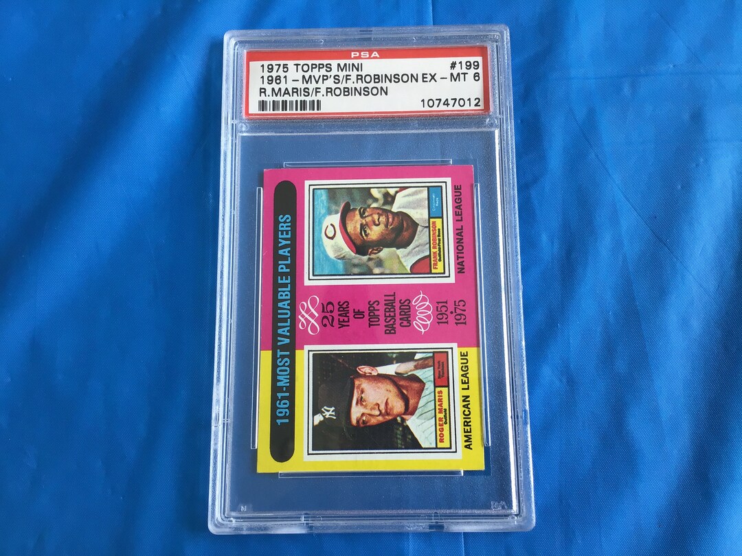 1975 Topps Mini Baseball Card No 199 25 Years of Topps Baseball Cards ...