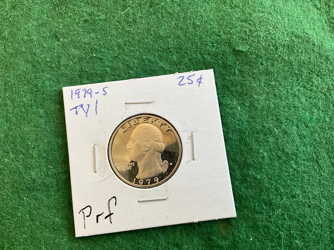 1979-S Type 1 Proof - Washington Quarter Coin - No 16199 - in a ...