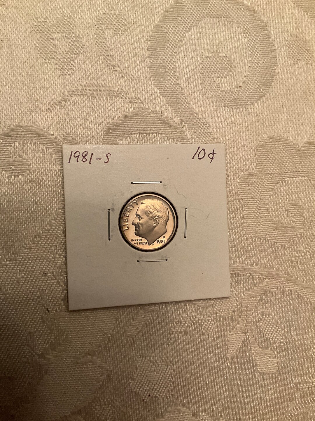1981-S Type 1 -roosevelt Dime #16390 - in a Protective 2X2 - Etsy