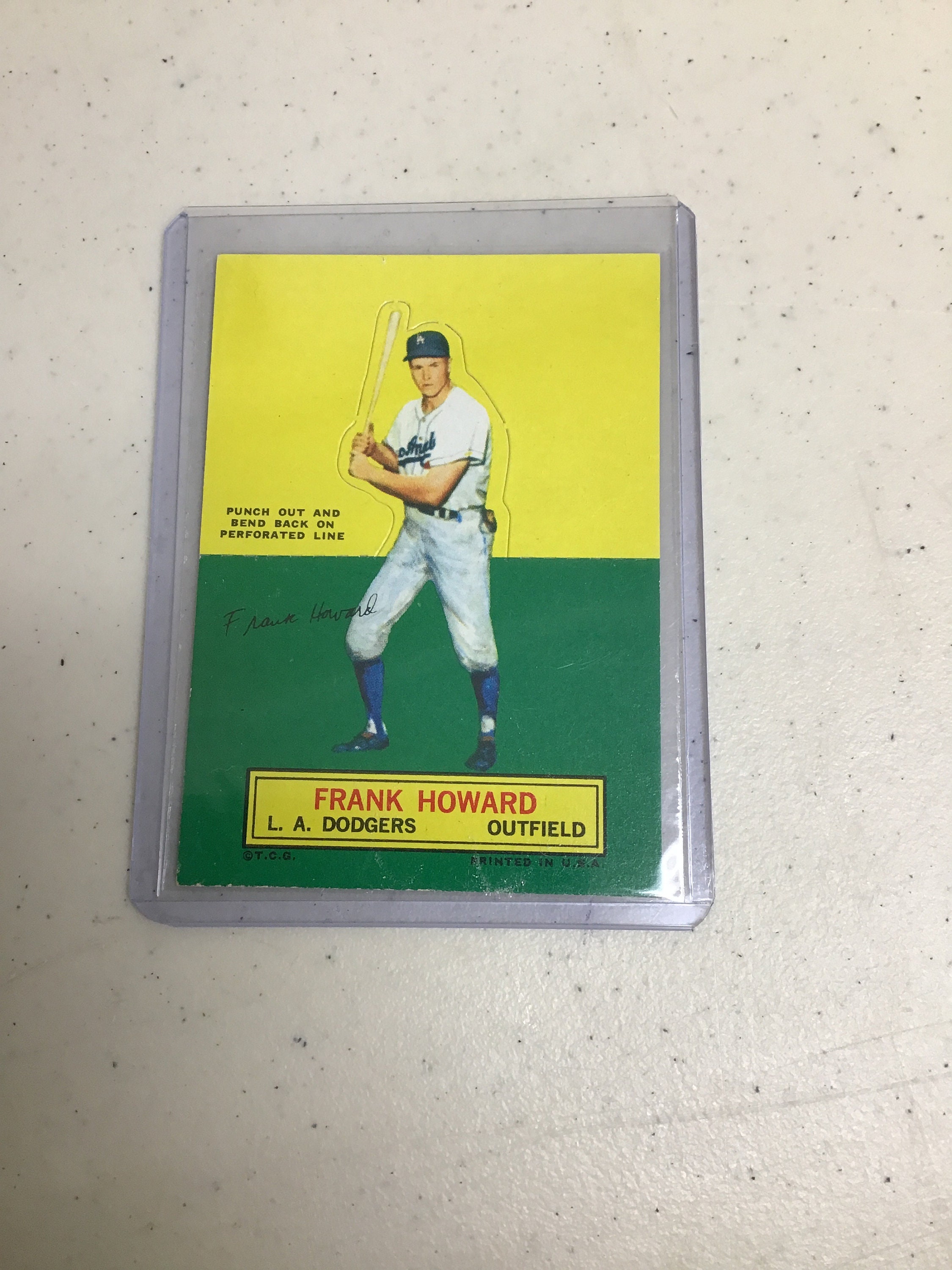 1964 Pop up Frank Howard Baseball Card - Etsy