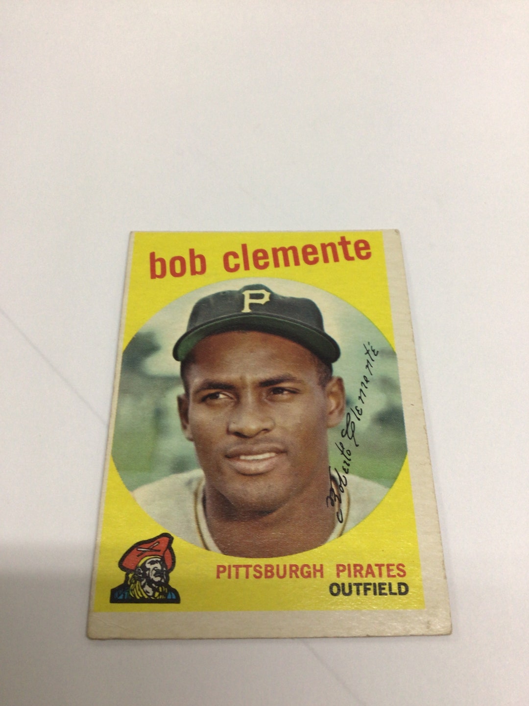 1959 Topps Baseball Bob Clemente, Pittsburg Pirates, Card No. 478 ...