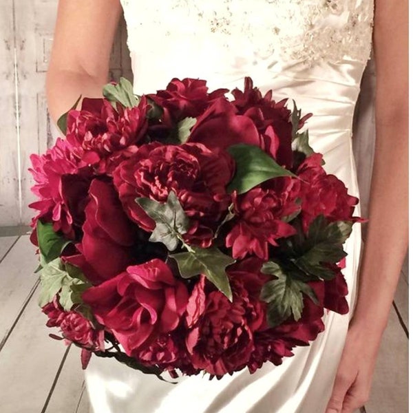 Maroon Boutonniere - Etsy