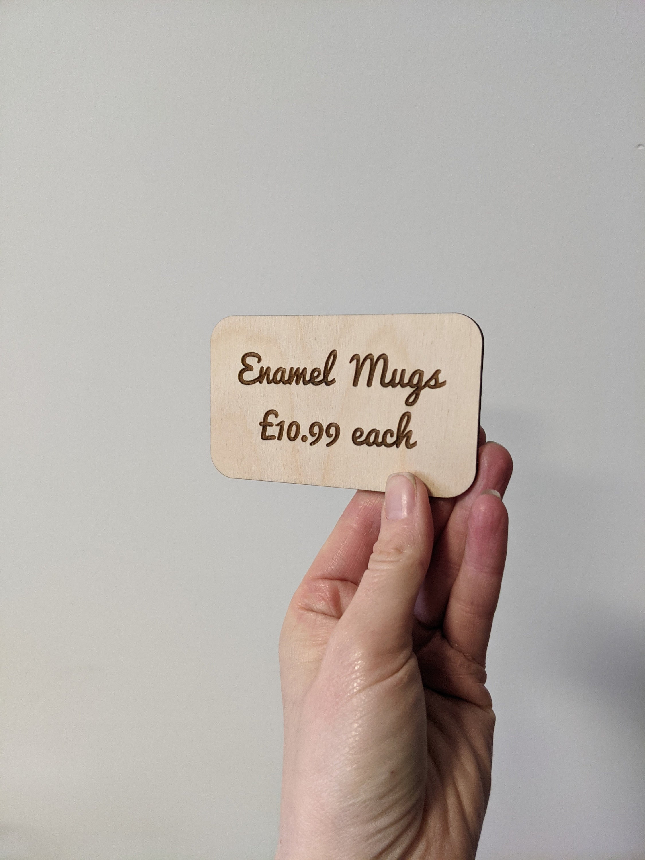 Custom Product Display Signs / Wooden Market Sign / Flat - Etsy UK