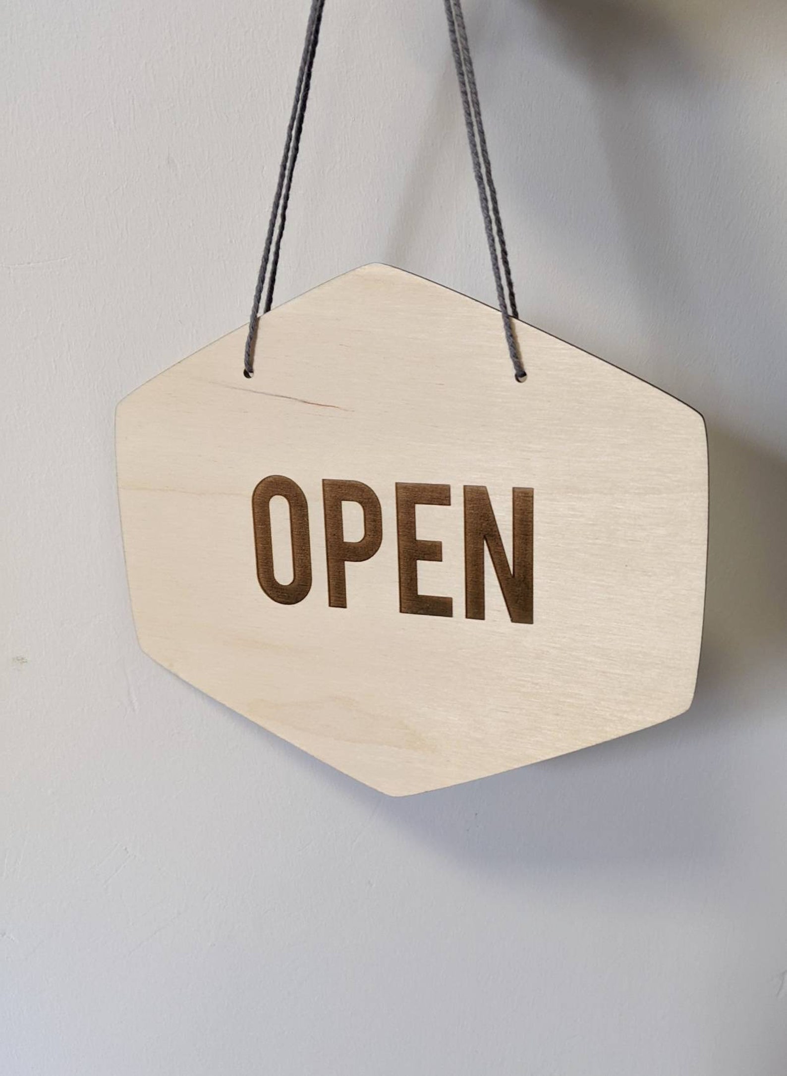 Customisable OPEN / CLOSED Door Sign / Custom Option / Wooden - Etsy UK