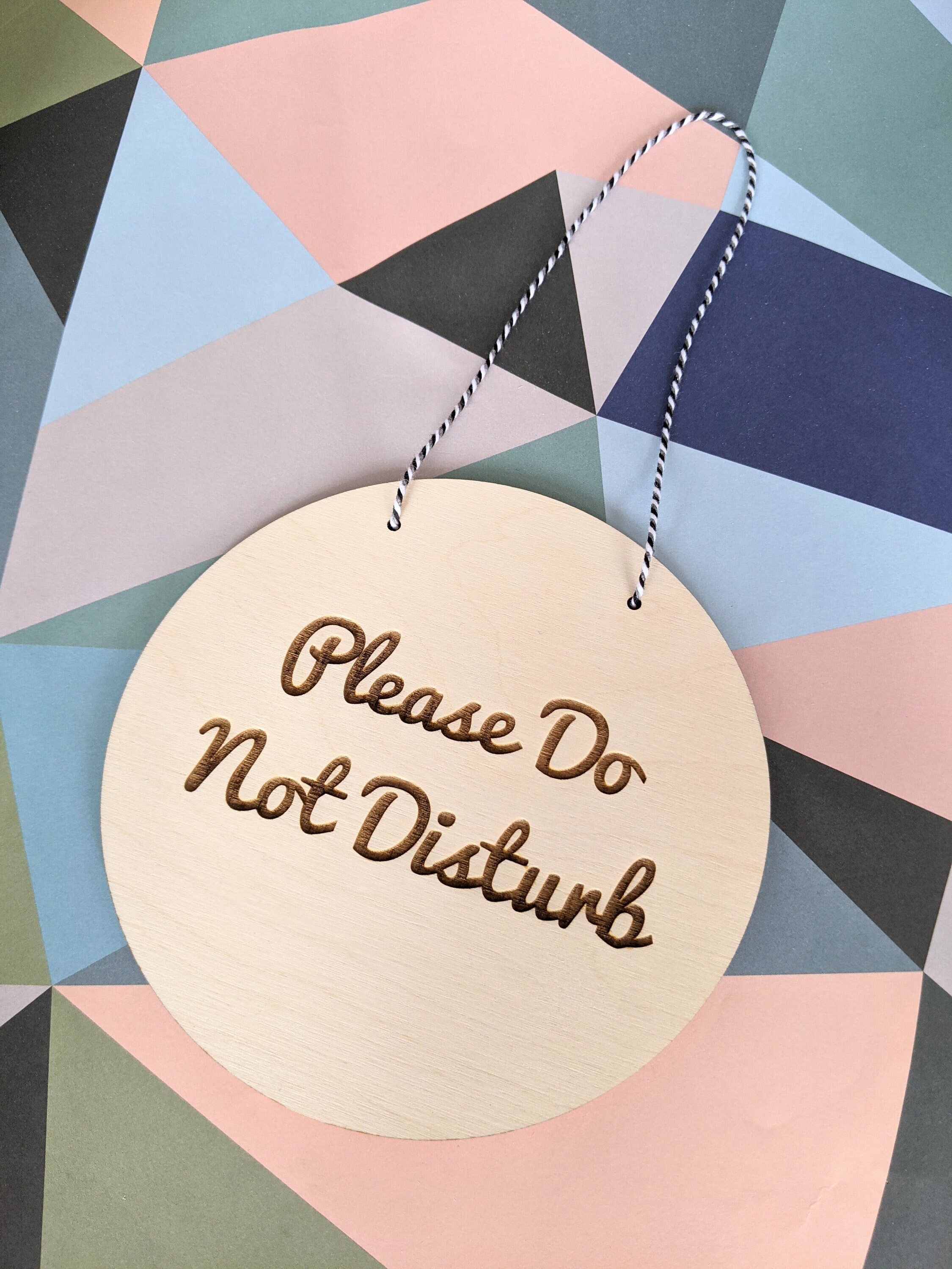 Please Do Not Disturb Sign Do Not Disturb Wooden Door Sign Etsy