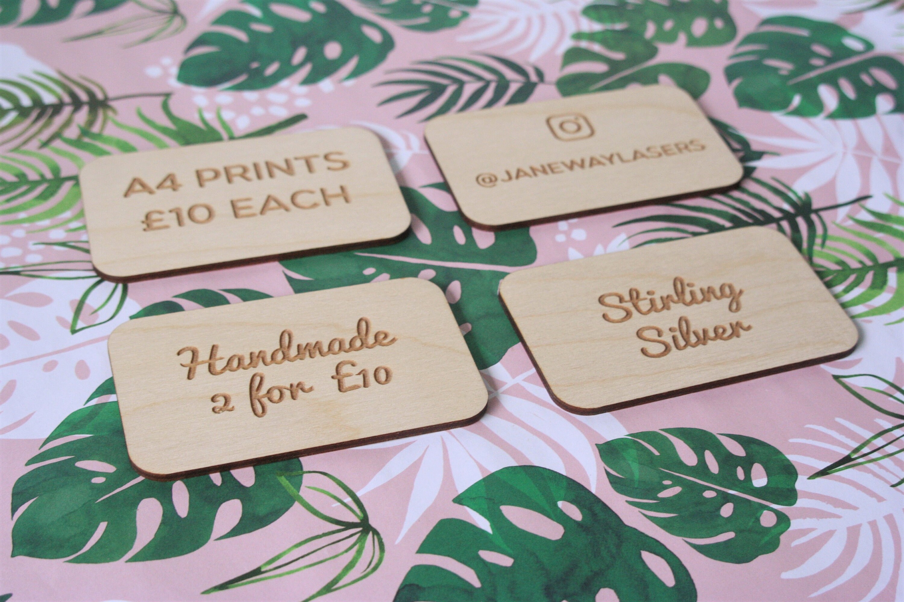 Custom Product Display Signs / Wooden Market Sign / Flat | Etsy UK