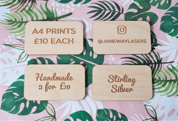 Custom Product Display Signs / Wooden Market Sign / Flat | Etsy