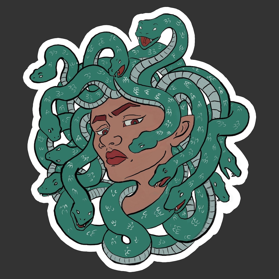Medusa Sticker - Etsy