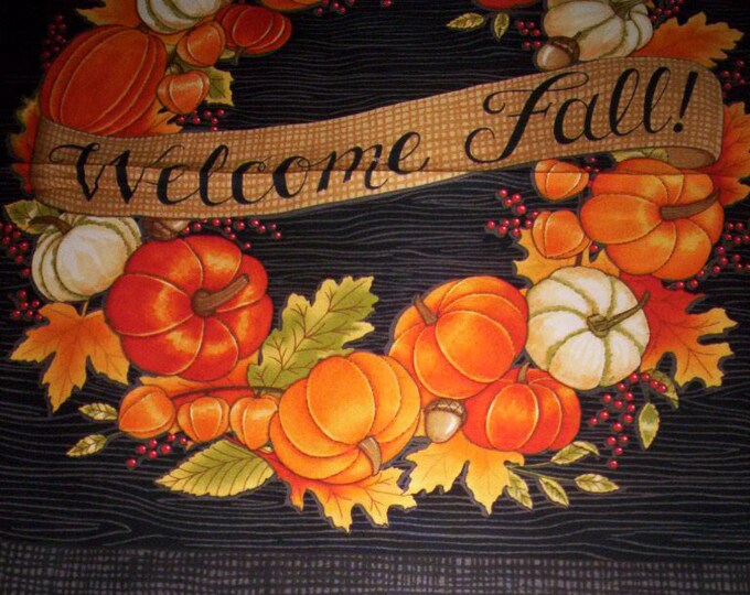 Sale!! 1 Panel Welcome Fall by Deb Strain for Moda Fabrics Pumpkins ...