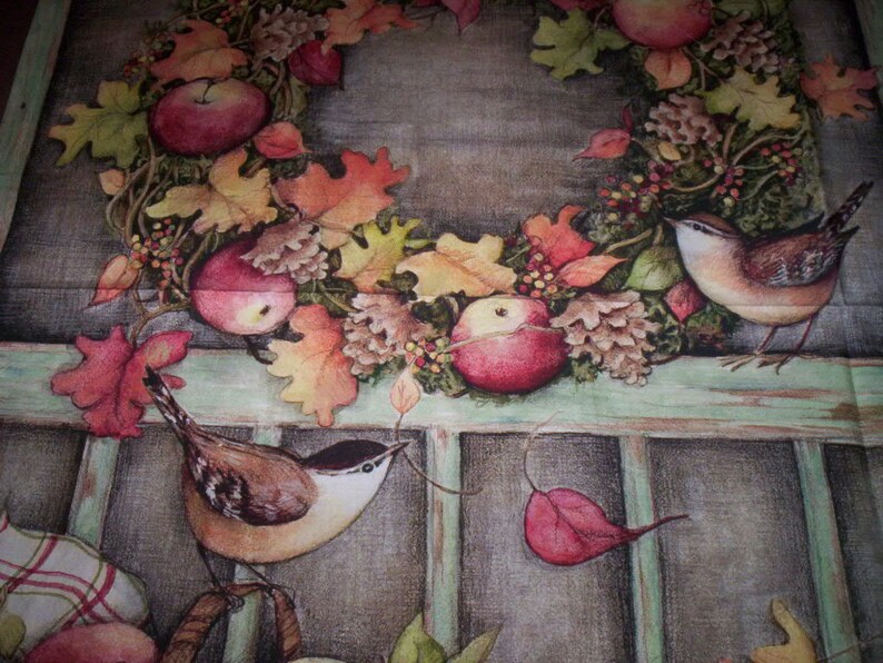 1 Panel Screen Door Cotton Fabric Susan Winget Springs - Etsy