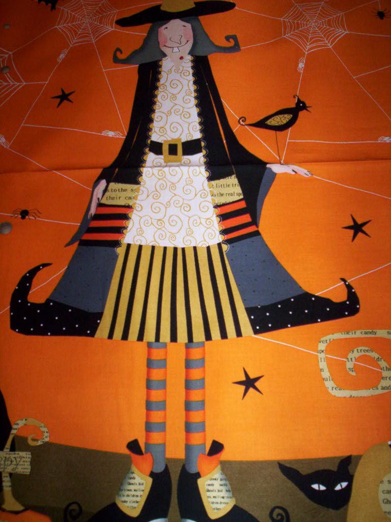 1 Panel Witchy by DT-K Signature for Studio E Fabrics. Witch - Etsy