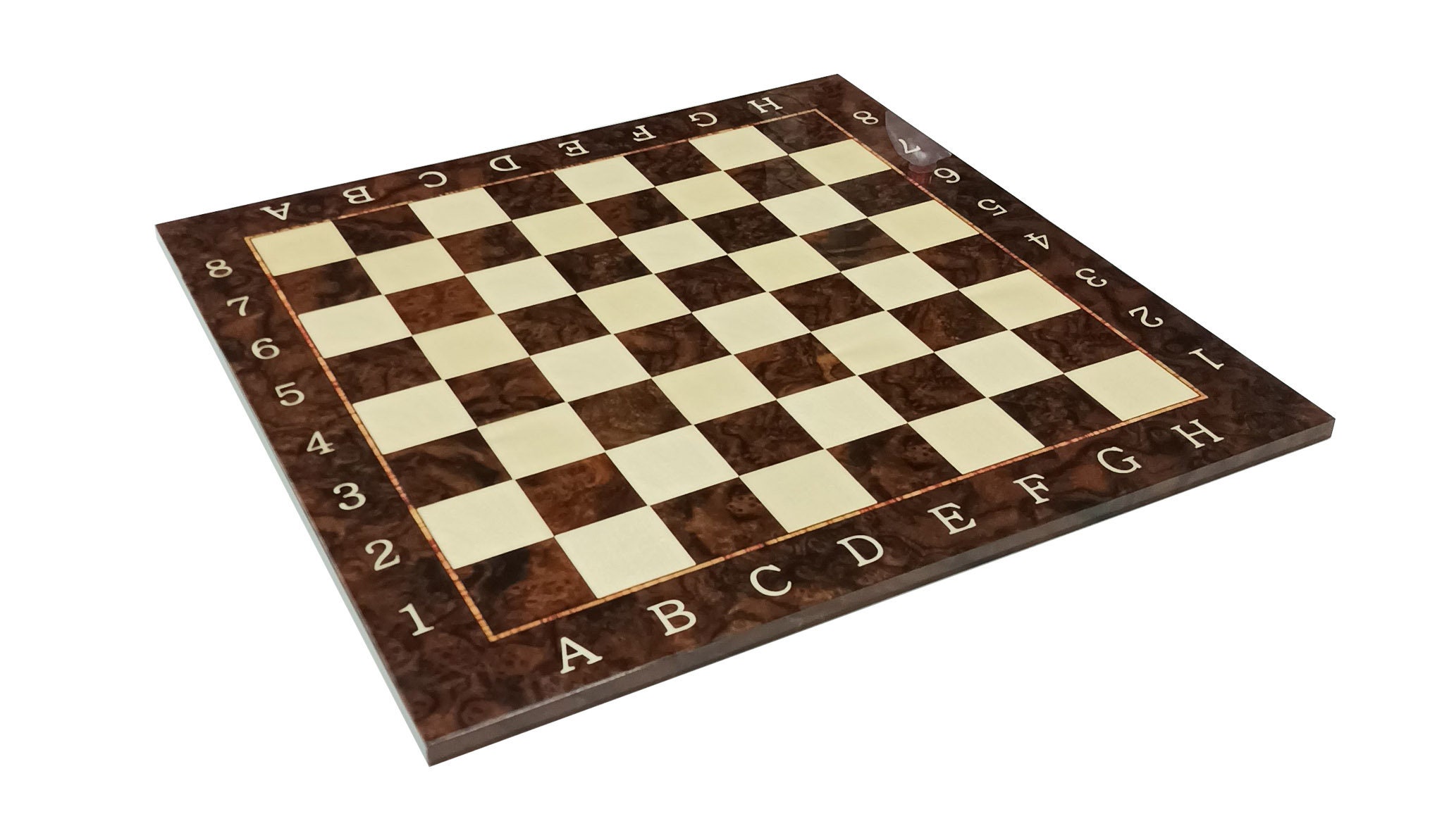Inlaid Wood Chessboard With Numbers and Letters - Etsy
