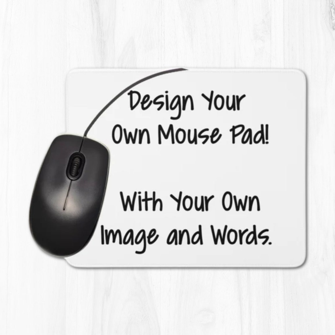 Create Your Own Custom Mouse Pad | Cute Photo Mousepad Gift for Her ...