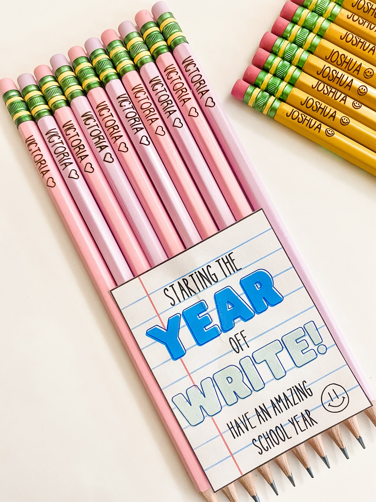 Personalized Pencils, Laser Engraved Gift for Students, Custom School ...