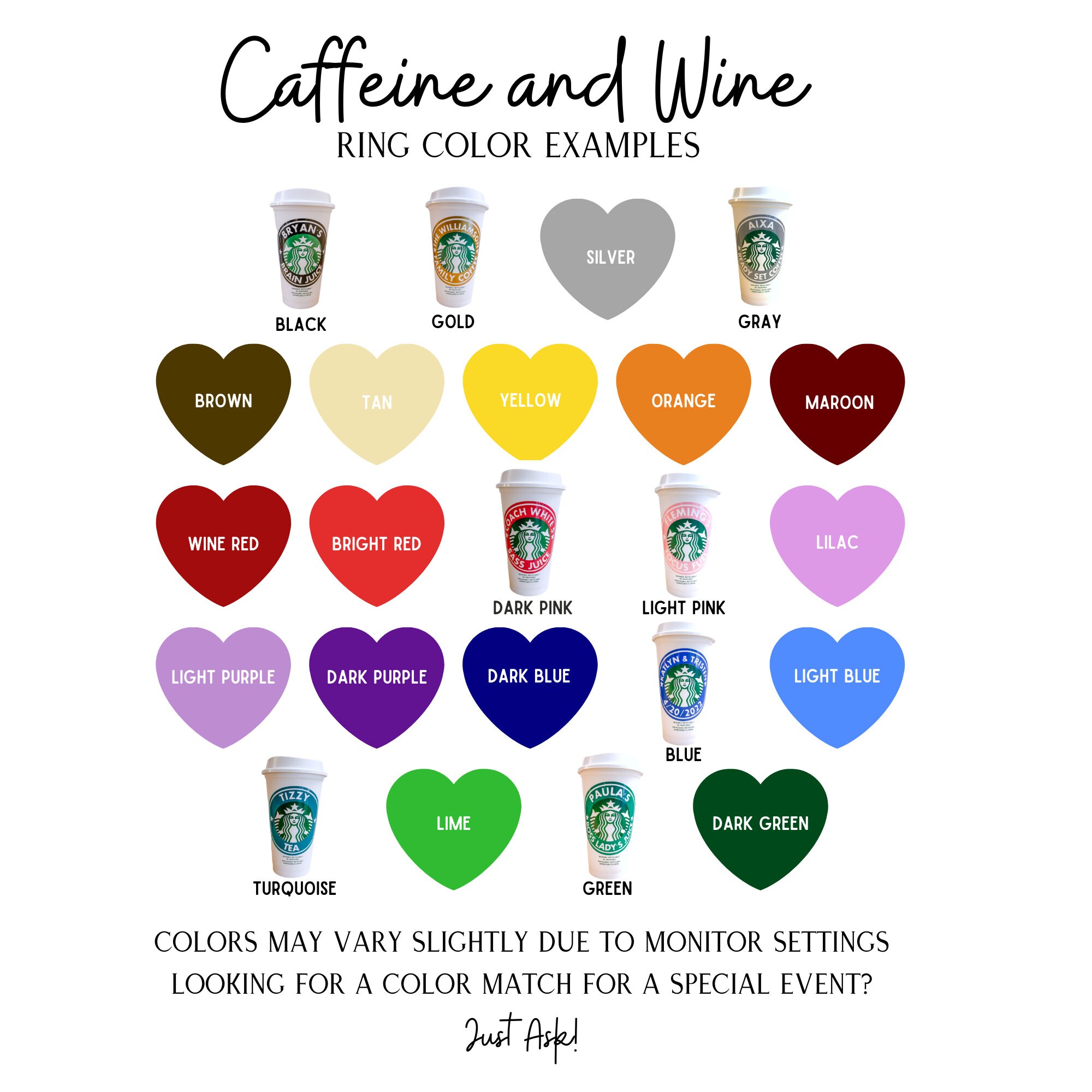 Cheerleading Gift, Custom 16oz Starbucks Cup - Match Team Colors ...