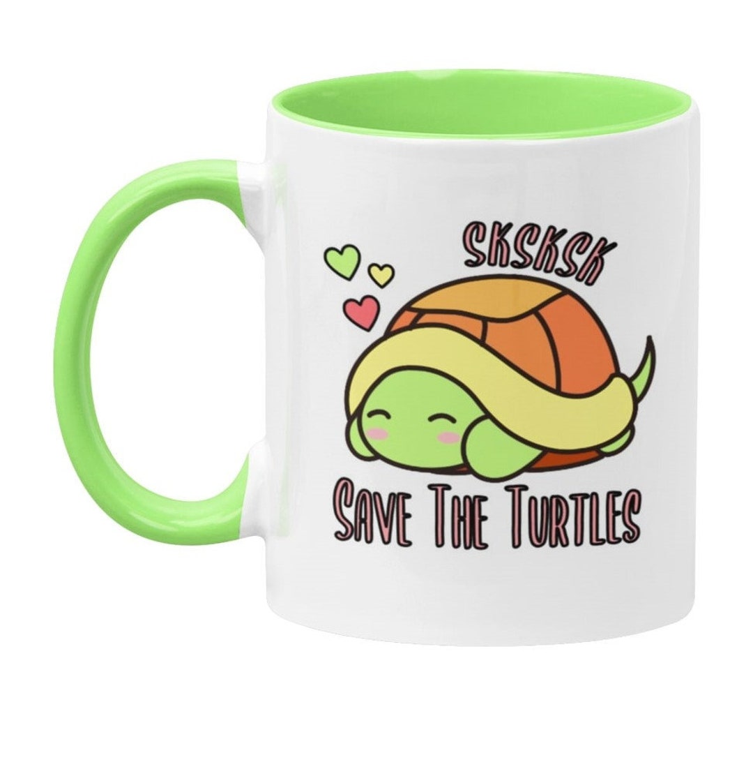 VSCO Girl Stuff, Save the Turtles Coffee Mug - Fun Trendy Gift for Teen ...