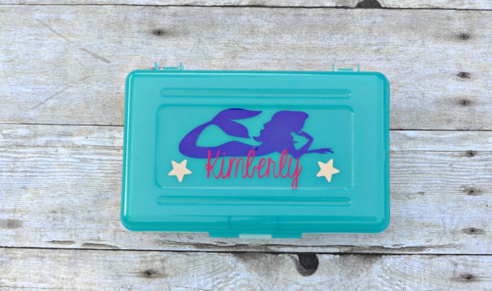 Personalized Pencil Box / Back to School / Mermaid School Supplies ...