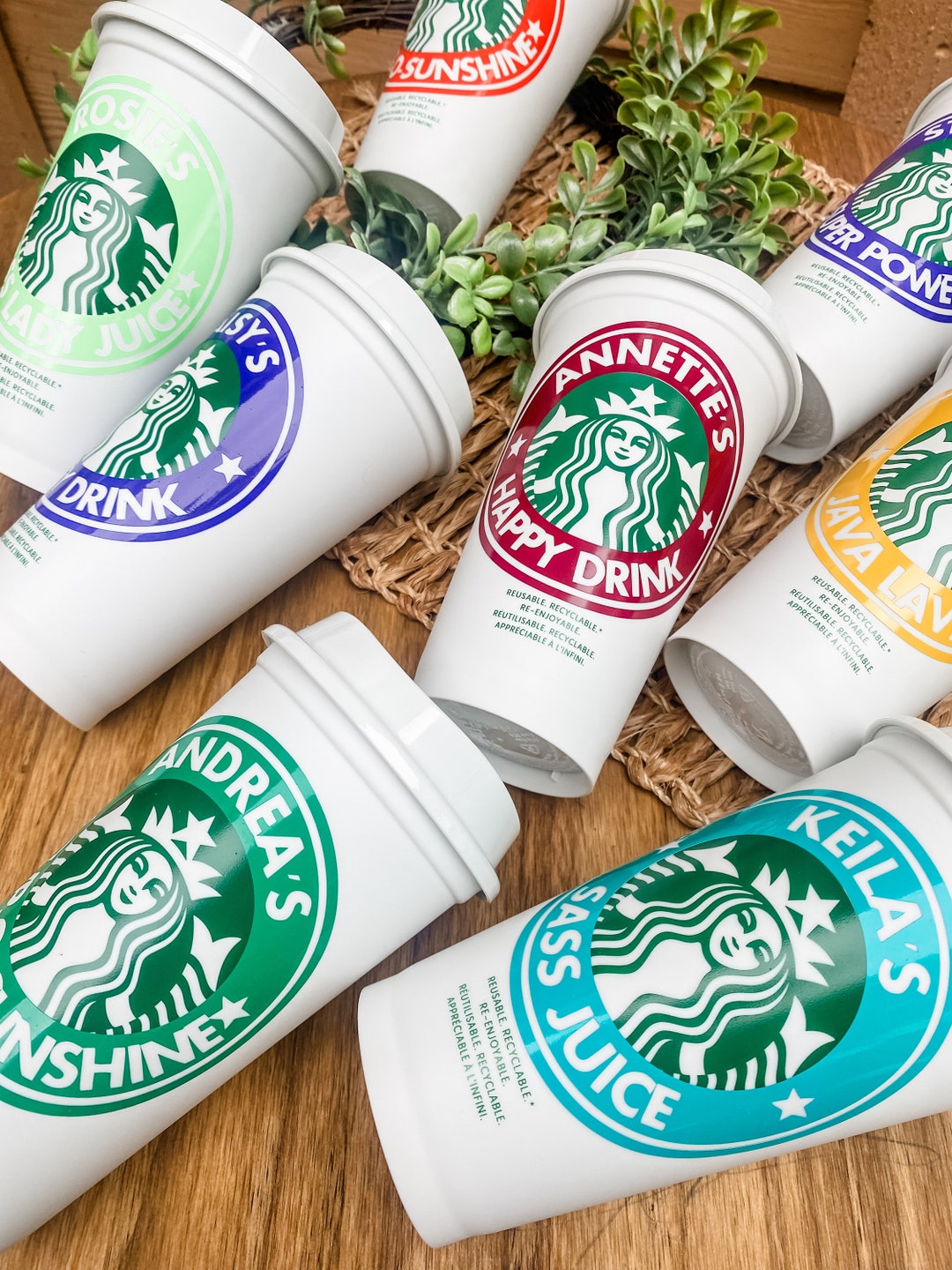 Personalized Starbucks Cup | Reusable Hot Cup | Custom Gift for Friend ...