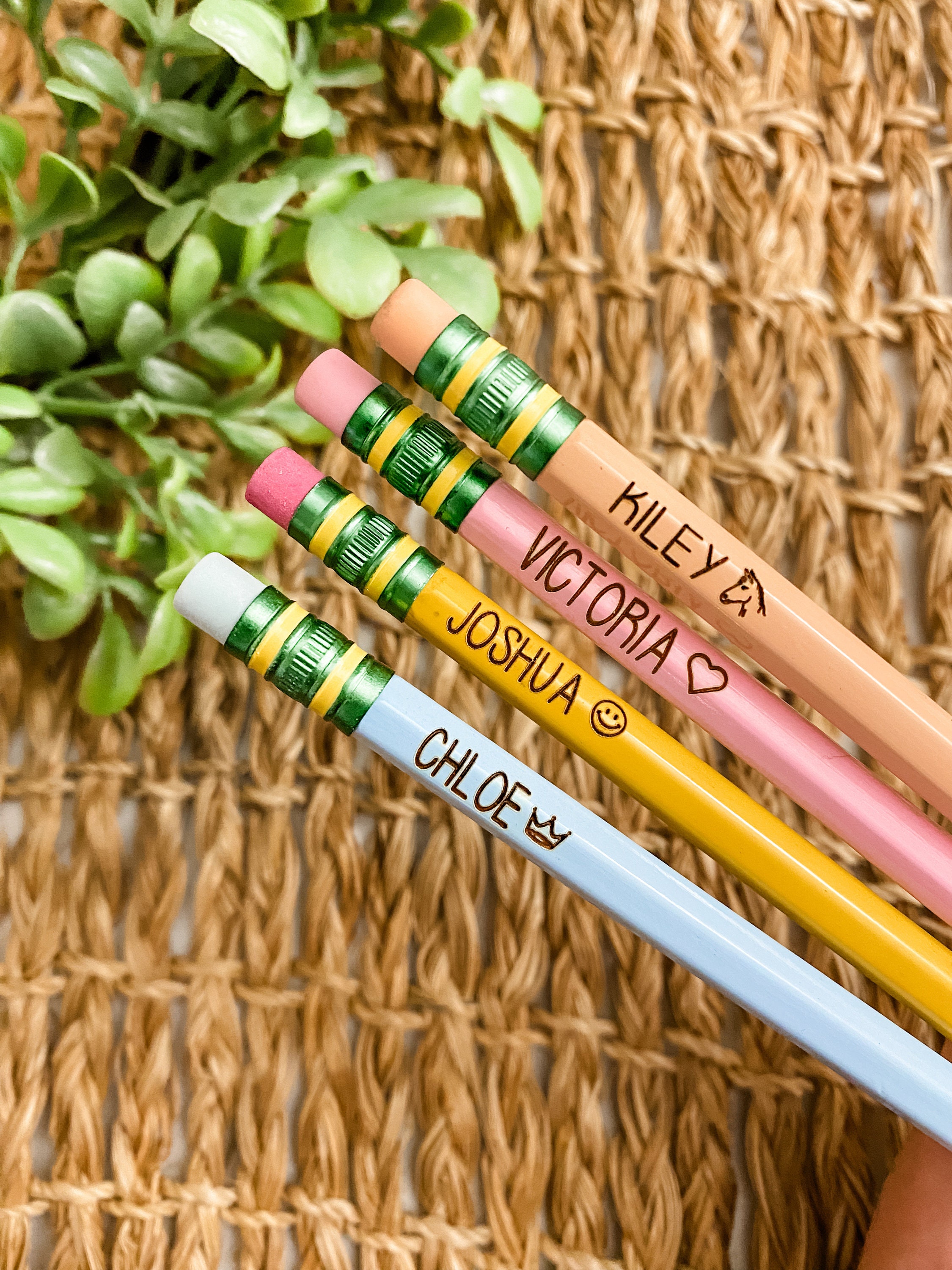 Personalized Pencils, Laser Engraved Gift for Students, Custom School ...