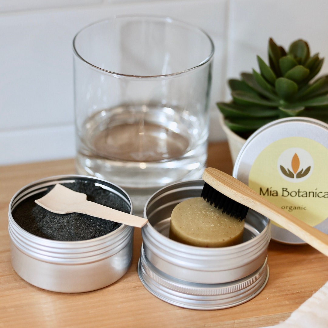 Toothpaste Bar and Mouthwash Powder Set, Long-lasting Bar and Mouthwash ...