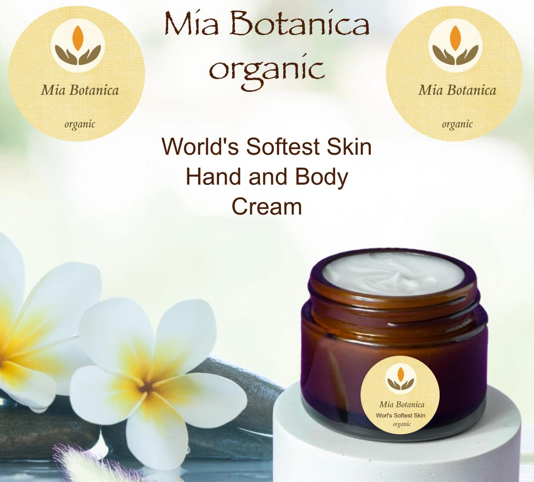 World's Softest Skin Hand and Body Cream, Penetrates and Moisturizes ...