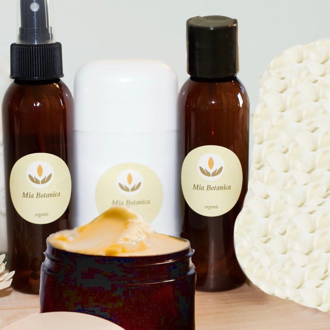 Deluxe Men's Spa Gift Set, All-Organic, 4 piece set, Pamper and groom ...