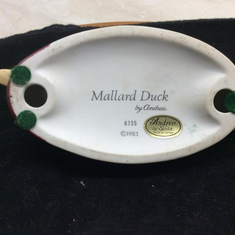 1983 Andrea by Sadek Mallard Duck - Etsy