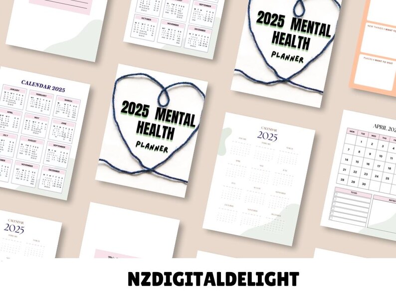 Editable Mental Health Planner, Printable Daily and Weekly Templates ...