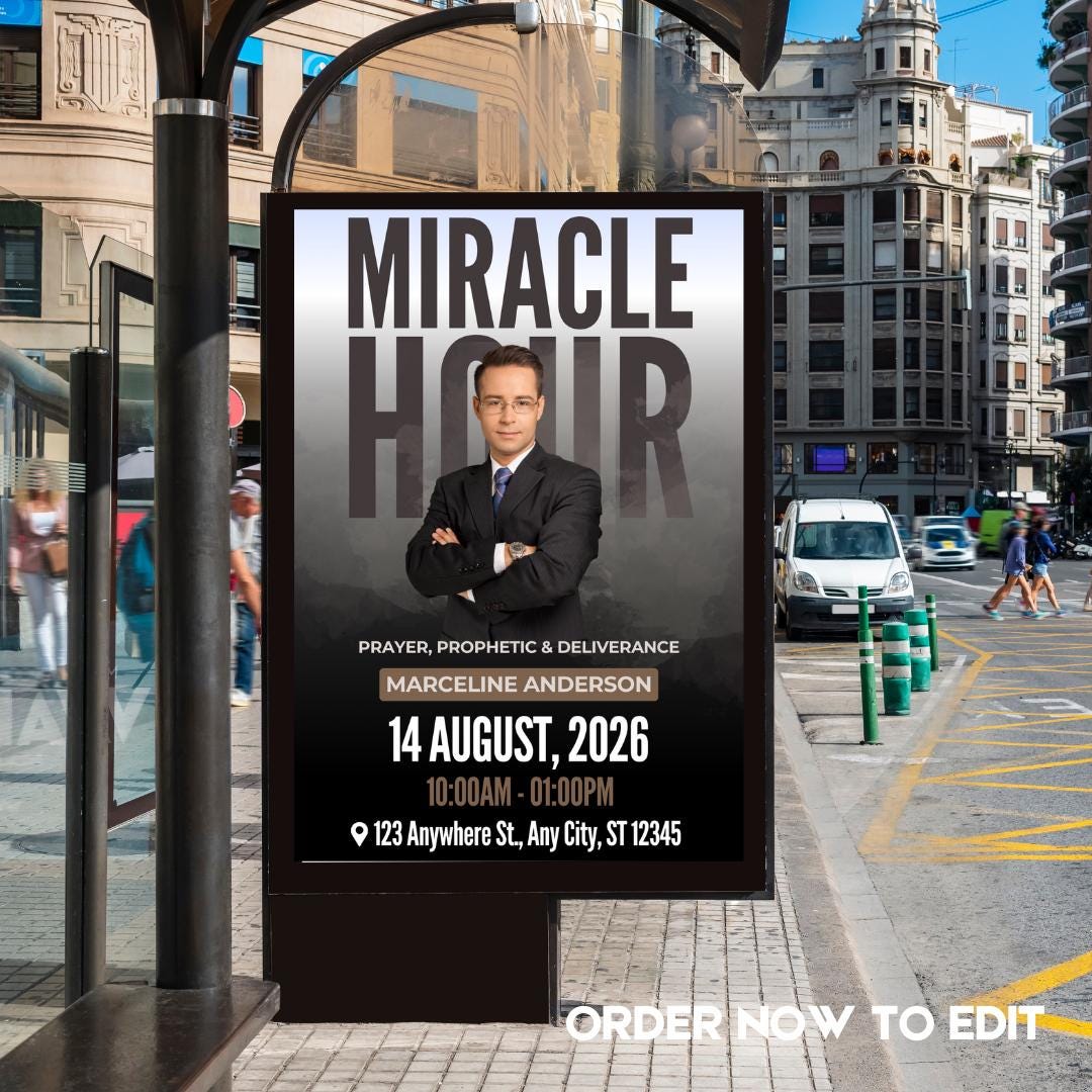 Church Program Invitation, Customizable Templates for Weddings, Events ...