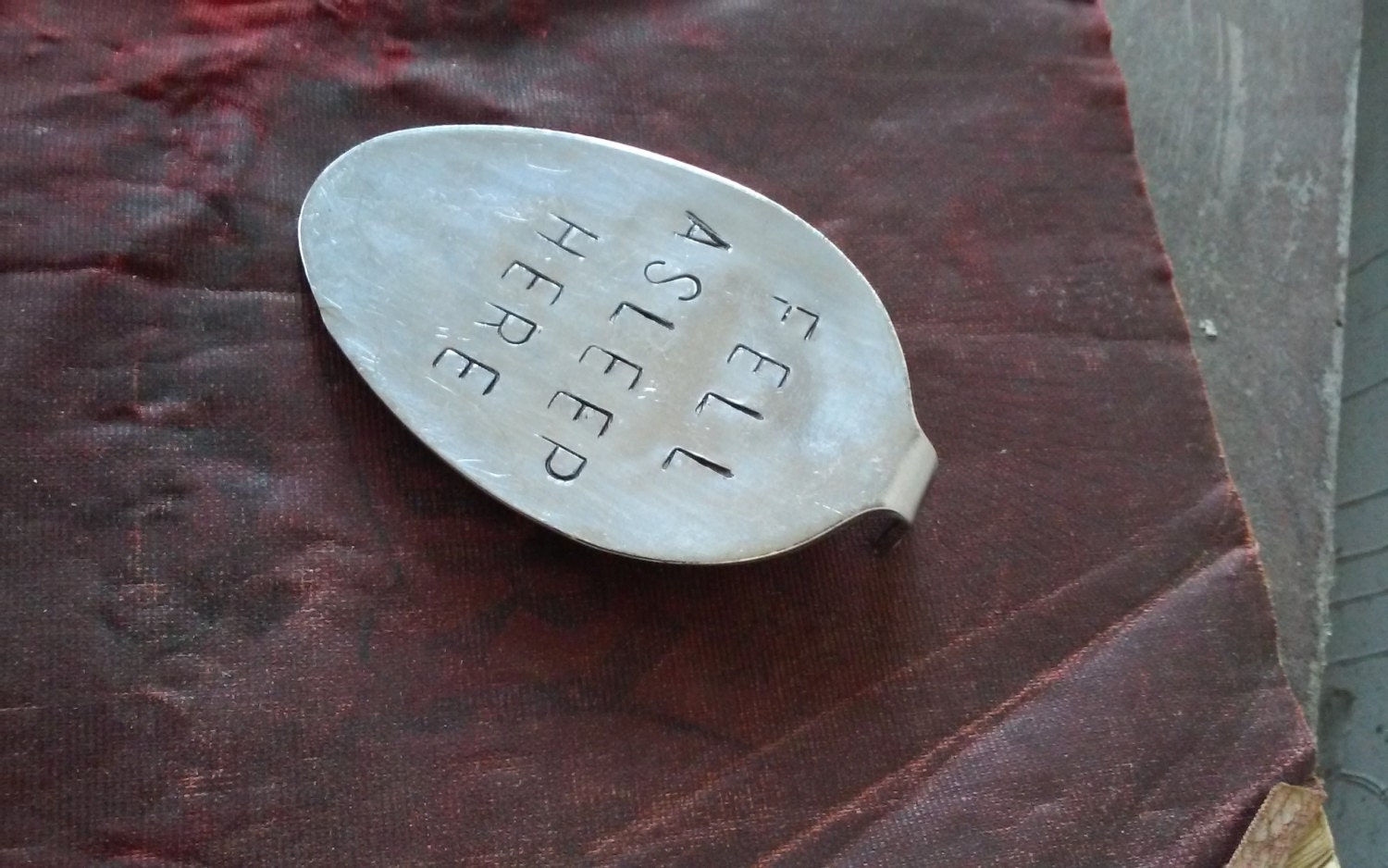 Fell Asleep Here Flattened Spoon Bookmarks | Etsy