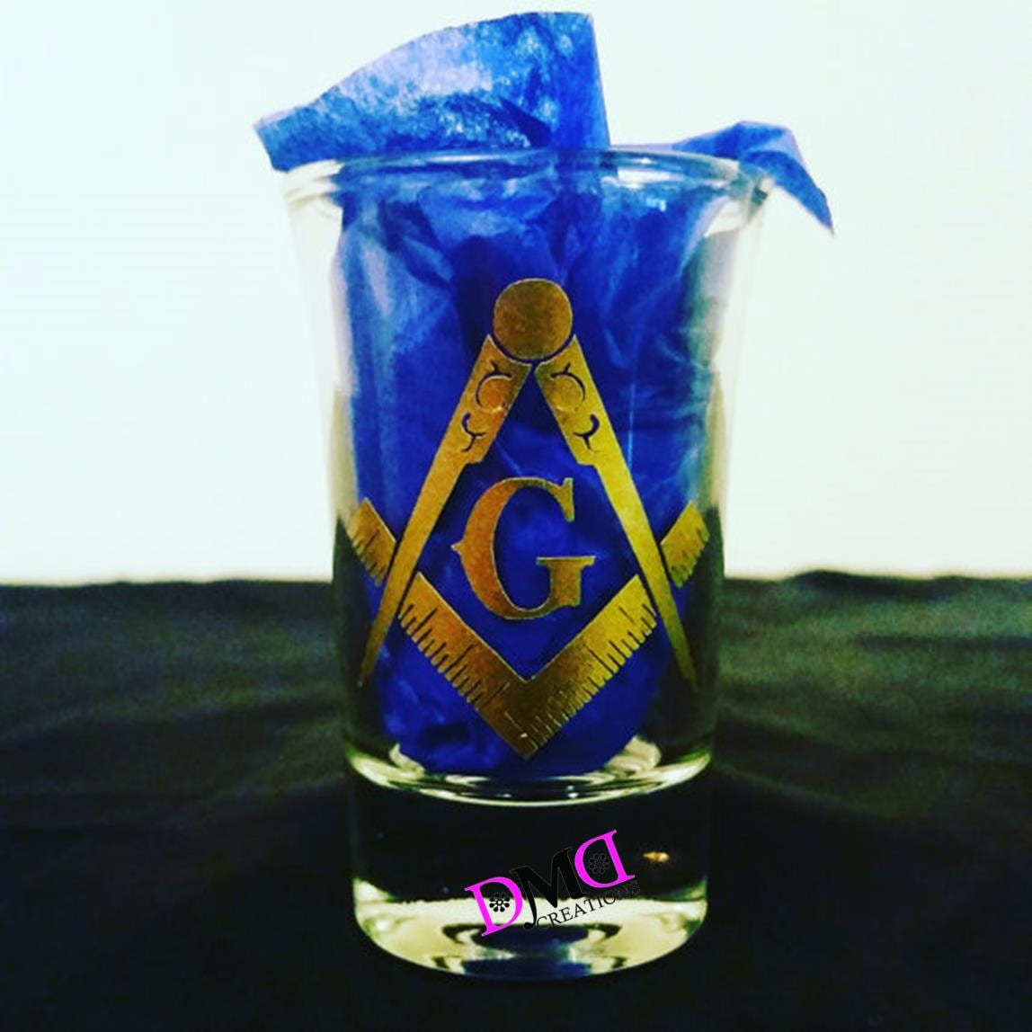 Masonic Crest Shot Glass - Etsy