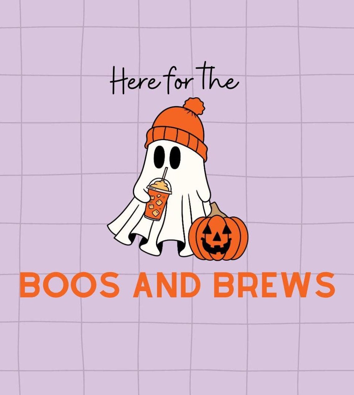 Package of Five Color Schemes, Boos and Brews Ghost Desktop Halloween ...