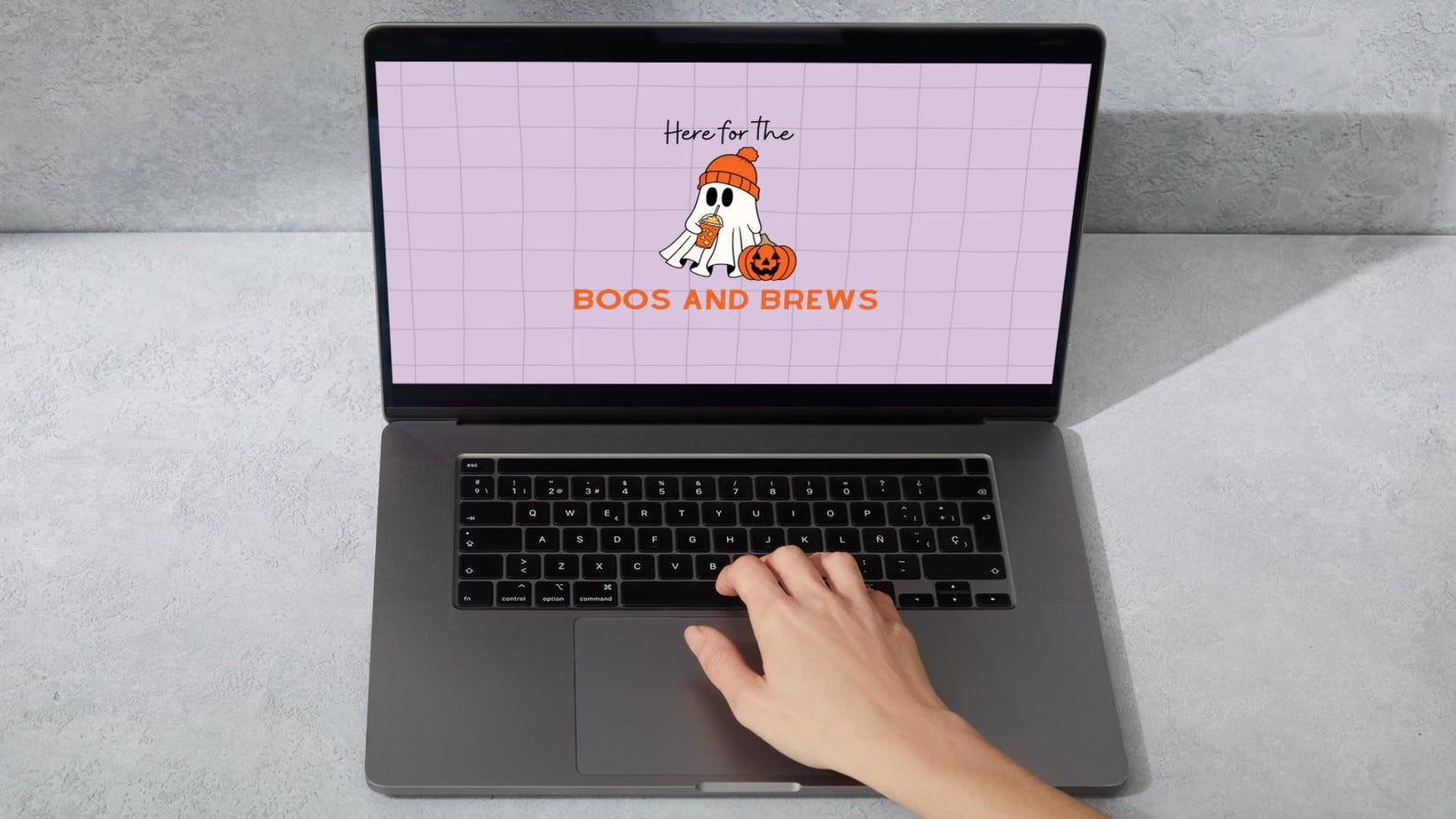 Package of Five Color Schemes, Boos and Brews Ghost Desktop Halloween ...