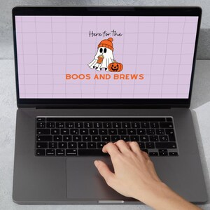 Package of Five Color Schemes, Boos and Brews Ghost Desktop Halloween ...