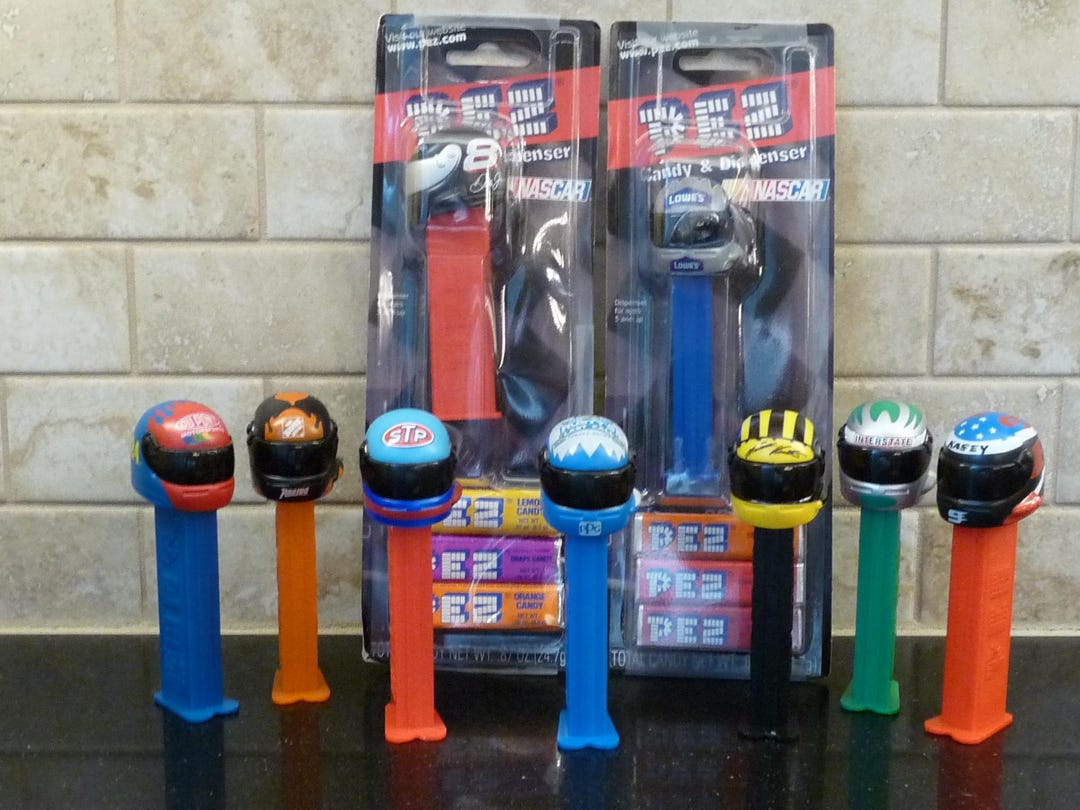 Pez - NASCAR Helmets - Set of 9 - Etsy