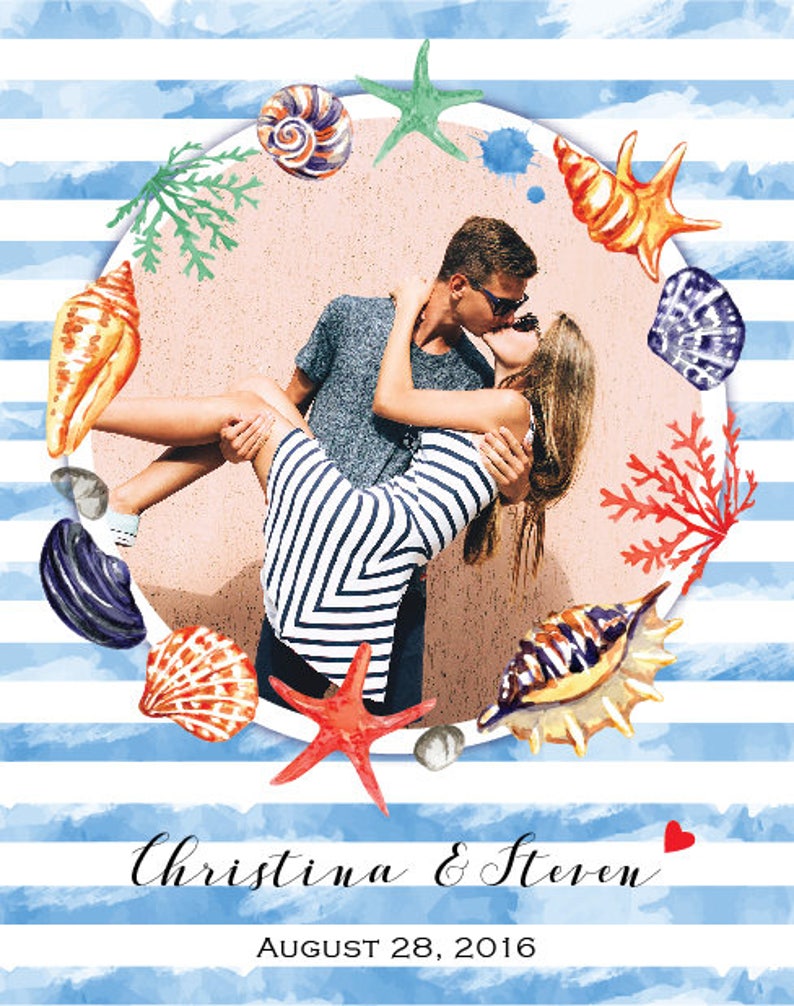 Photo Wedding Wine Label Beach Wedding Wine Label - Etsy