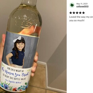 Photo Teacher Wine Labels, Teacher Gift, Teacher Appreciation Gift ...