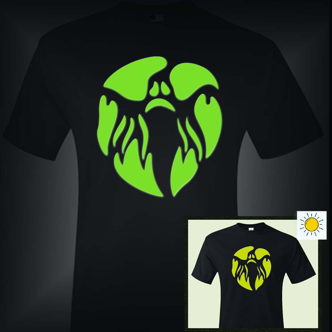 DIY Glow in the Dark Sad Ghost Iron-on Vinyl Designs Ready to Press ...
