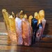 Resin Tealight Holder, Gemstone Look Resin, Trinket Box, Bronze Gold ...