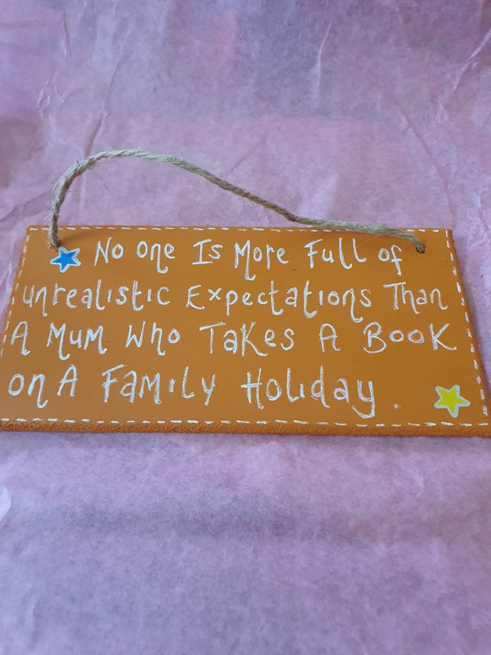 Funny Mum Themed Plaque, Orange Hanging Sign, Handmade Plaque, Mothers ...